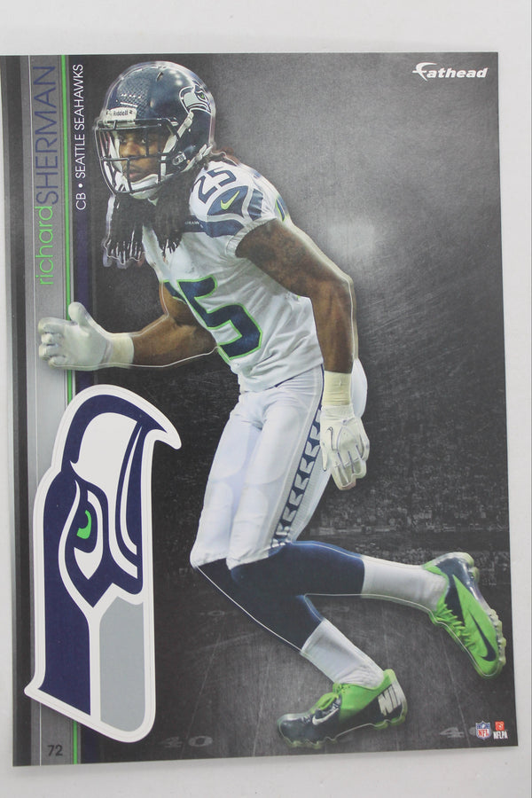 NFL Seattle Seahawks Richard Sherman 2013 Fathead Tradeables (5 inches ...