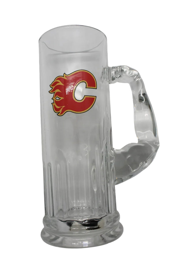 NHL Calgary Flames Large Pilsner Muscle Glass - JJ Sports and Collectibles