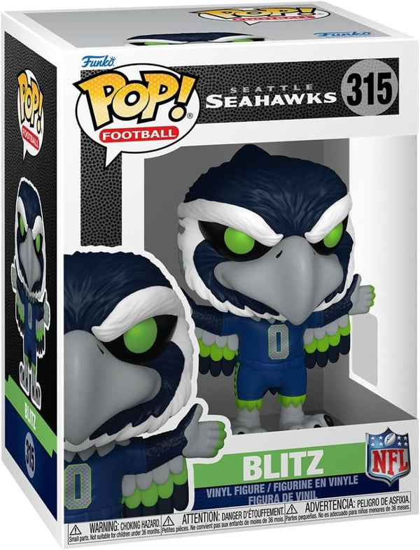Funko POP NFL Mascot Blitz #315 Seattle Seahawks - JJ Sports and ...