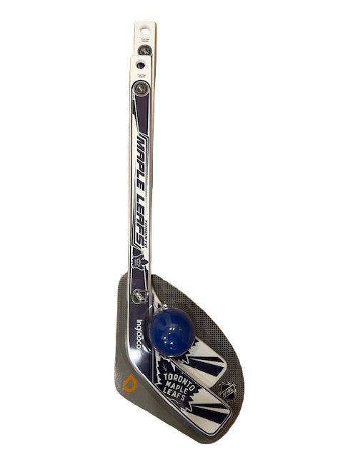 NHL Toronto Maple Leafs 2 Plastic Mini Sticks with Foam Ball (1 on 1 ...