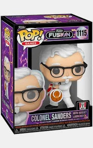 Funko Fusion POP Colonel Sanders with Nugget Launcher CHASE #1115 KFC ...