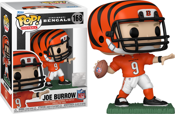 Funko POP NFL Joe Burrow #168 - Cincinnati Bengals - JJ Sports and ...